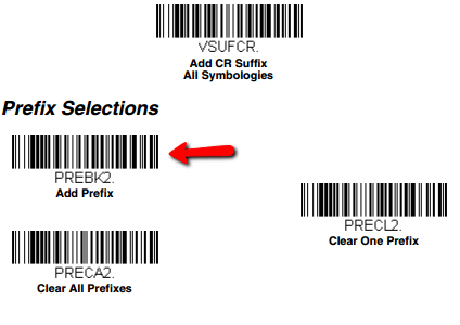 EVO 2D - Adding multiple Suffixes or Prefixes - POS-X