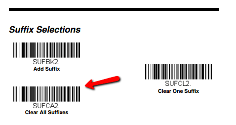 EVO 2D - Adding multiple Suffixes or Prefixes - POS-X